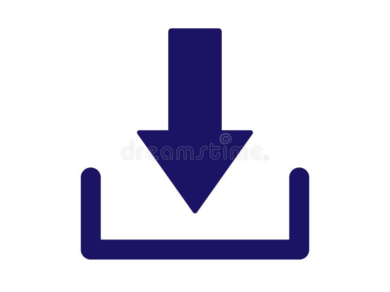 Illustration of a Download Button (install Icon) Stock Vector ...