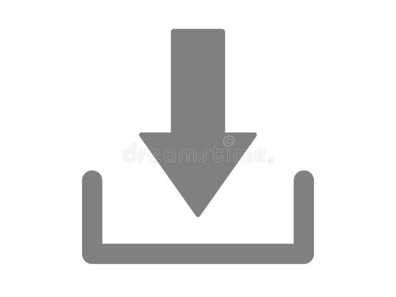 Download Icon (install Button) Stock Vector - Illustration of arrow ...
