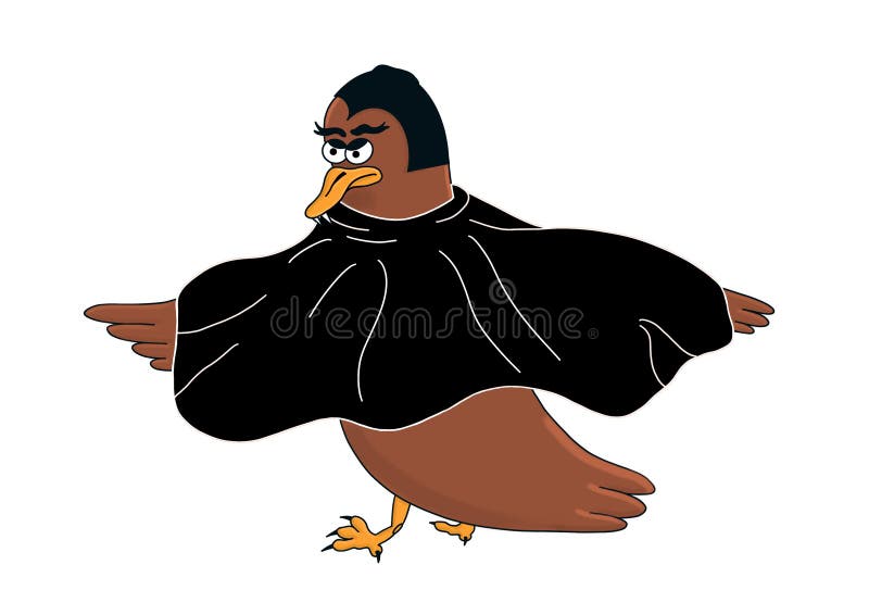 Dracula Chicken stock illustration. Illustration of dracula - 207733507