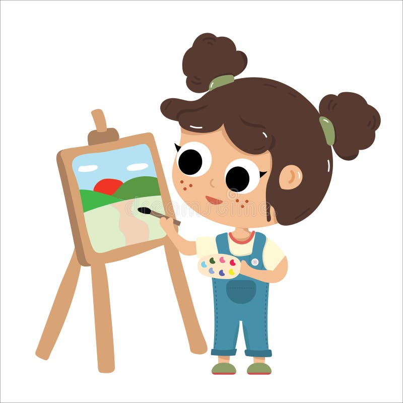 Illustration drawing stock illustration. Illustration of girl - 339470272