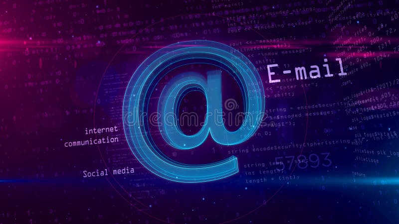 Illustration Du Concept 3D De Signe D'email Illustration Stock ...