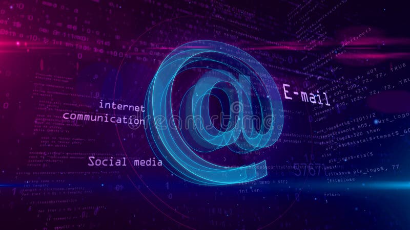 Illustration Du Concept 3D De Signe D'email Illustration Stock ...