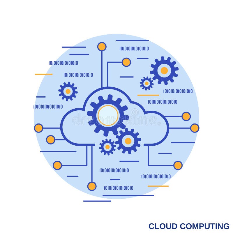 Illustration Du Concept De Vecteur Informatique Cloud Illustration de ...