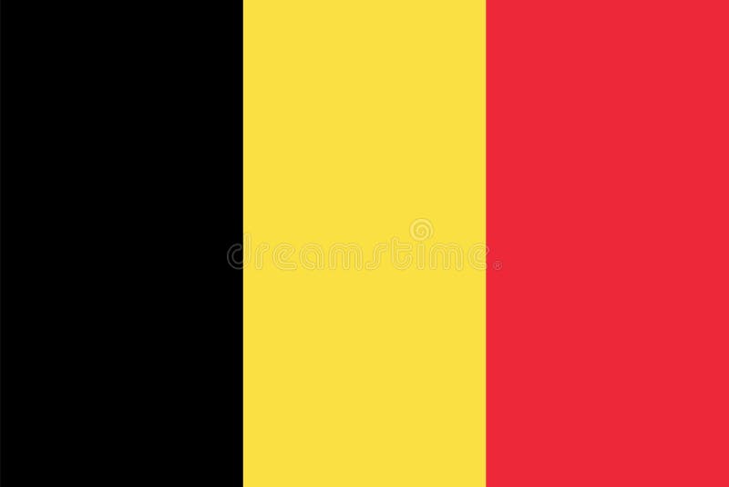 Illustration Du Drapeau Belge Vector Illustration de Vecteur ...