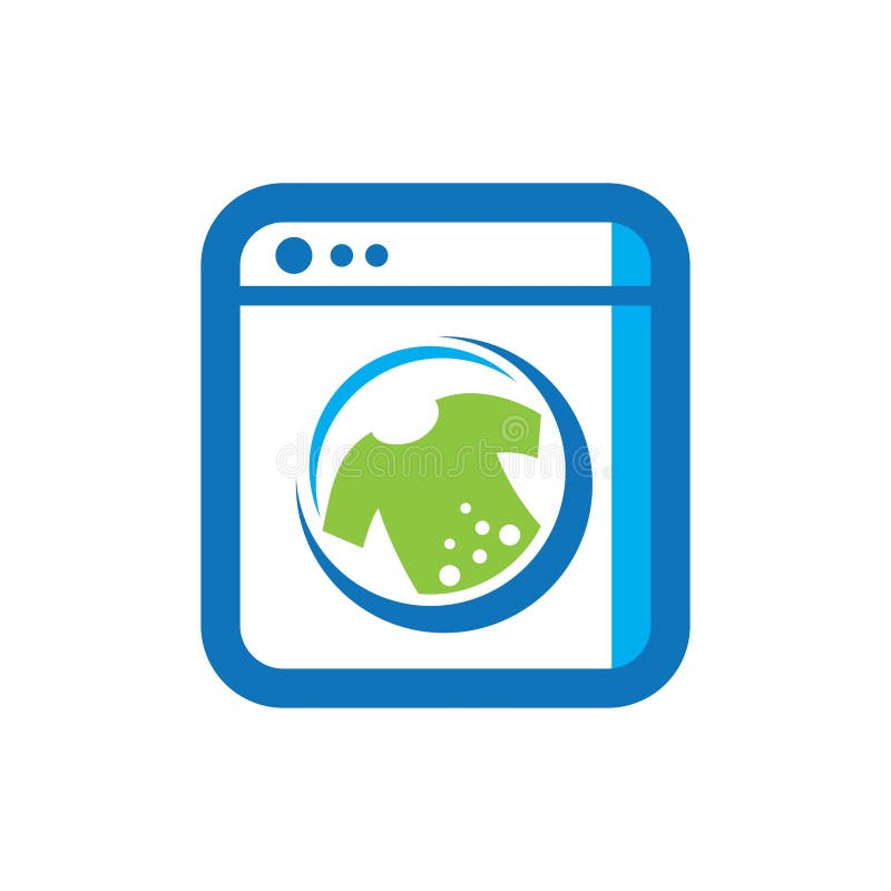 Illustration Du Logo De Lessive Illustration de Vecteur - Illustration du compagnie, machine ...