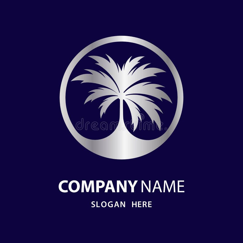 Illustration Du Logo De Palmier Illustration de Vecteur - Illustration ...