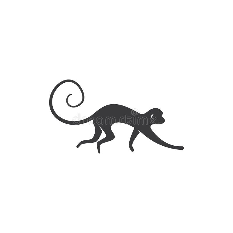 Illustration Du Logo De Singe Illustration de Vecteur - Illustration of ...