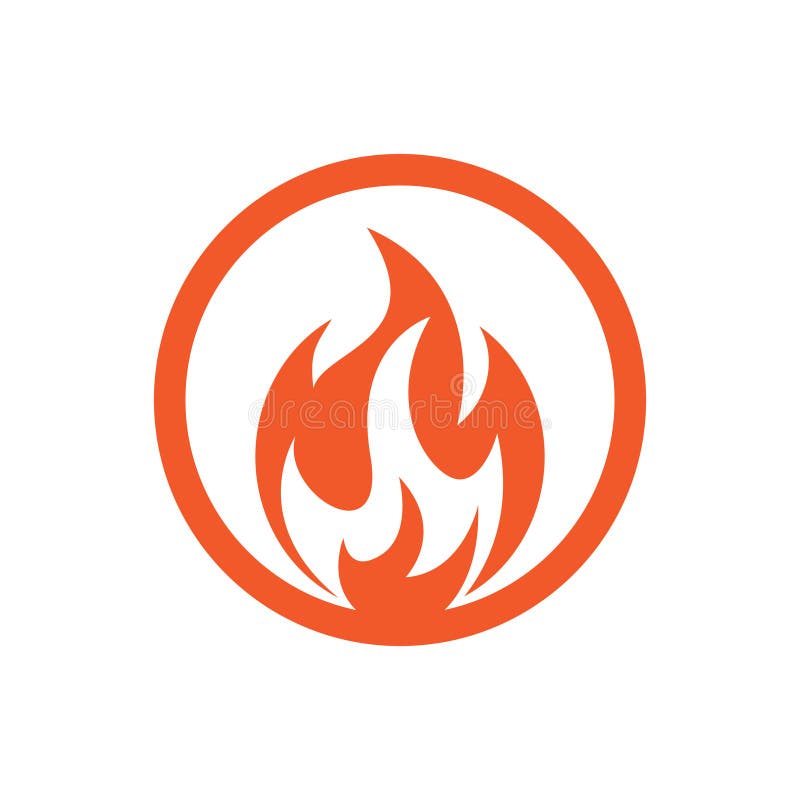 Illustration Du Logo Incendie Et Symbole D'incendie Illustration de ...