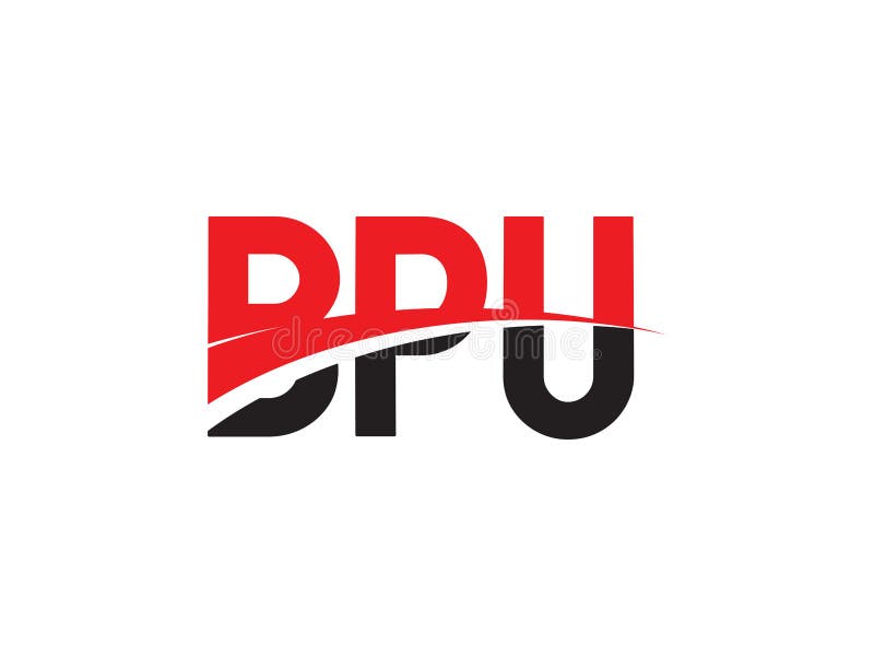 Illustration Du Logo Initial De La Lettre Bpu Illustration de Vecteur ...