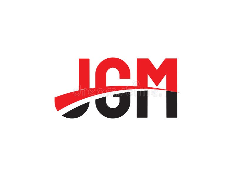 Illustration Du Logo Initial De La Lettre Jgm Illustration de Vecteur ...