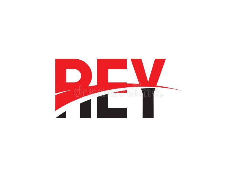 Illustration Du Logo Initial De La Lettre Rey Illustration de Vecteur ...