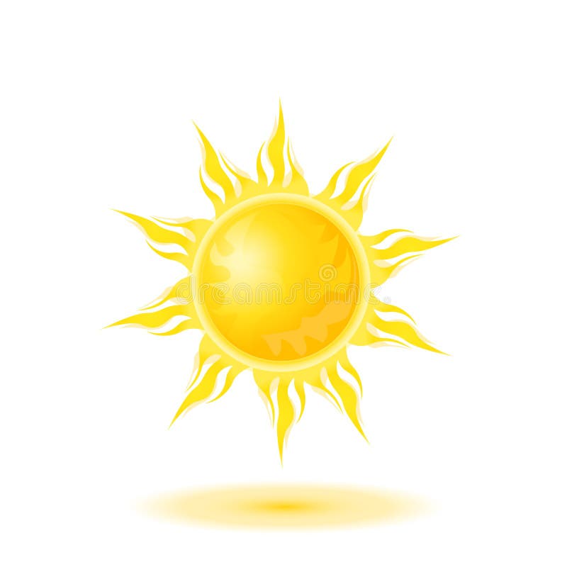 Illustration du soleil illustration de vecteur. Illustration du ...