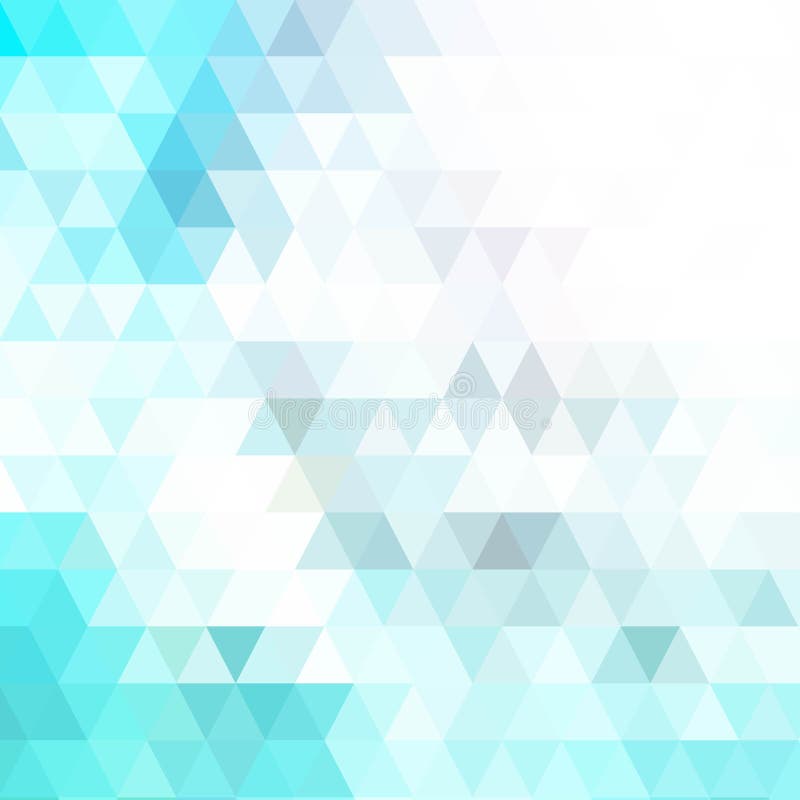 Illustration Du Triangle Bleu Clair. Illustration Moderne. Style ...
