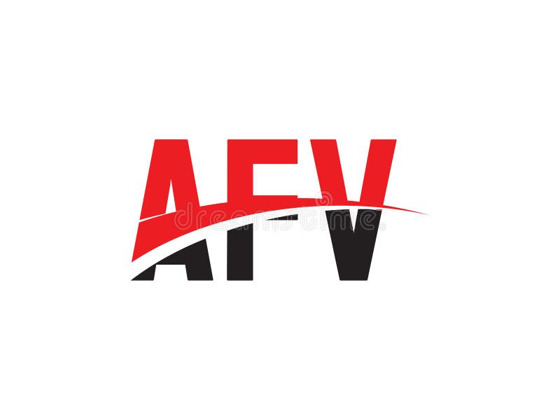 Illustration Du Vecteur De Conception Du Logo Initial De La Lettre Afv ...