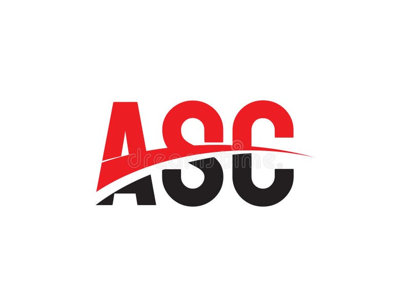 Illustration Du Vecteur De Conception Du Logo Initial De La Lettre Asc ...