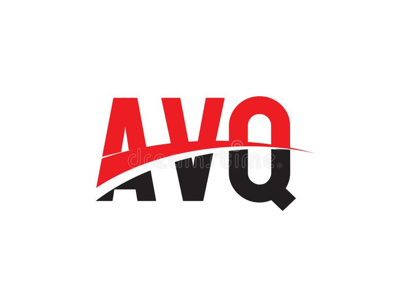 Illustration Du Vecteur De Conception Du Logo Initial De La Lettre Avq ...