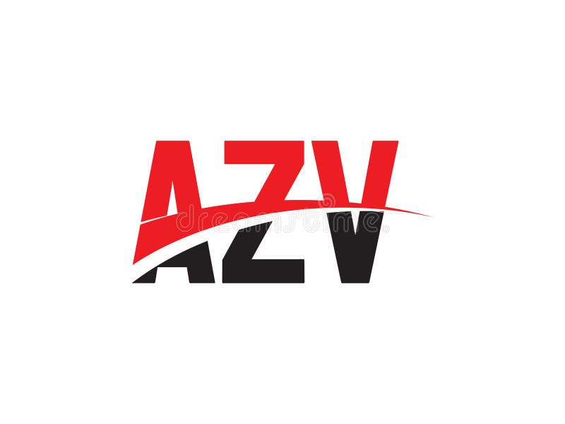 Illustration Du Vecteur De Conception Du Logo Initial De La Lettre Azv ...
