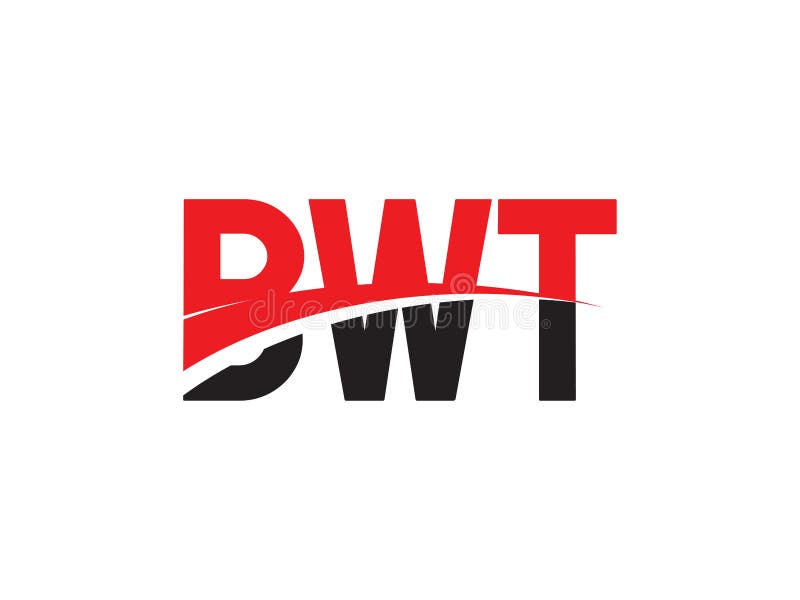 Illustration Du Vecteur De Conception Du Logo Initial De La Lettre Bwt ...