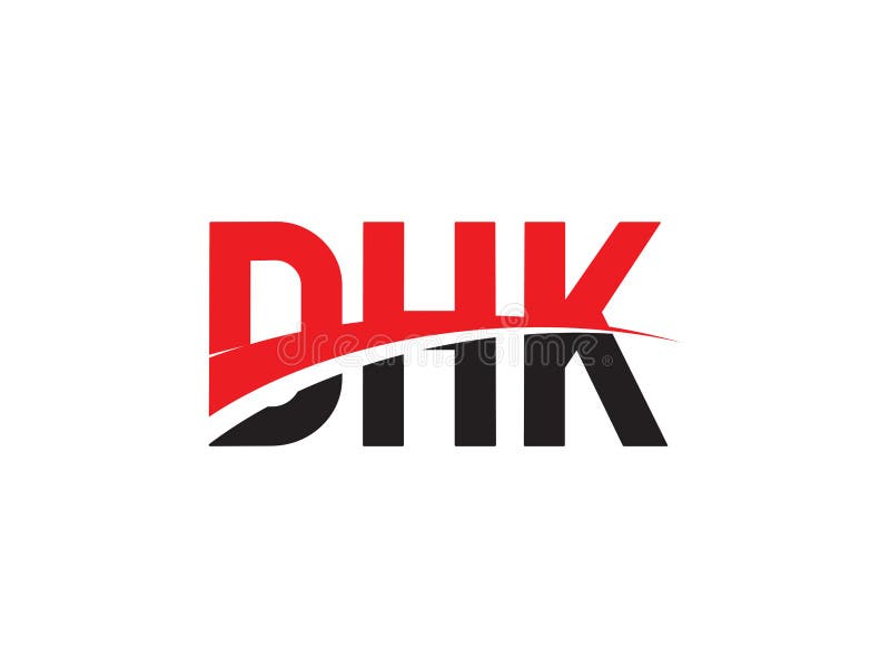 Illustration Du Vecteur De Conception Du Logo Initial De La Lettre Dhk ...
