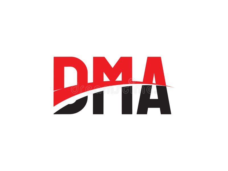 Illustration Du Vecteur De Conception Du Logo Initial De La Lettre Dma ...