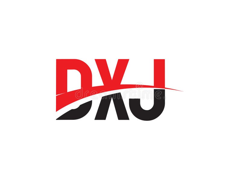 Illustration Du Vecteur De Conception Du Logo Initial De La Lettre Dxj ...