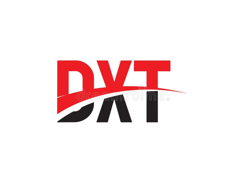 Illustration Du Vecteur De Conception Du Logo Initial De La Lettre Dxt Illustration de Vecteur ...