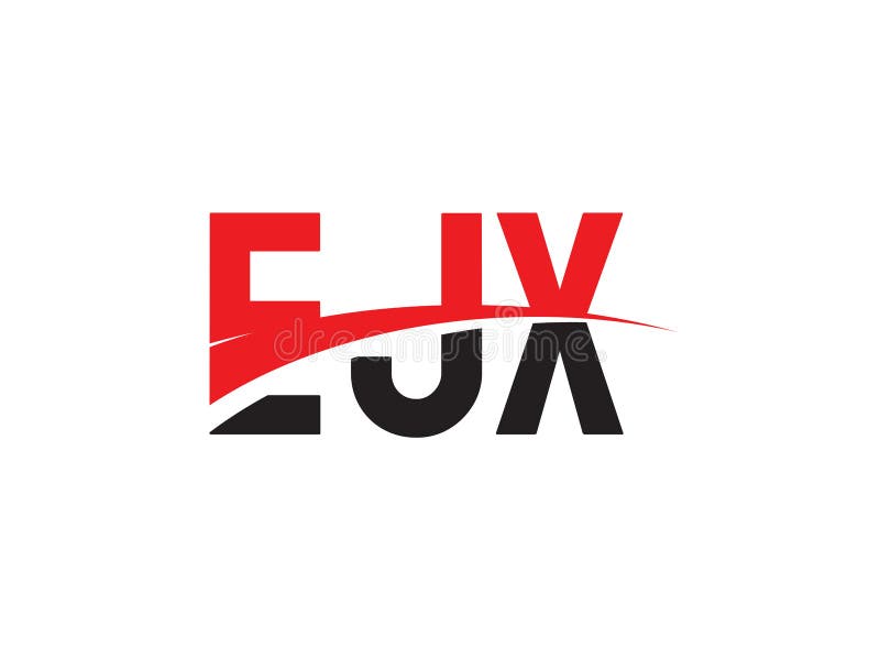 Illustration Du Vecteur De Conception Du Logo Initial De La Lettre Ejx ...