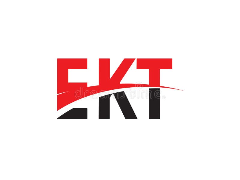 Illustration Du Vecteur De Conception Du Logo Initial De La Lettre Ekt ...