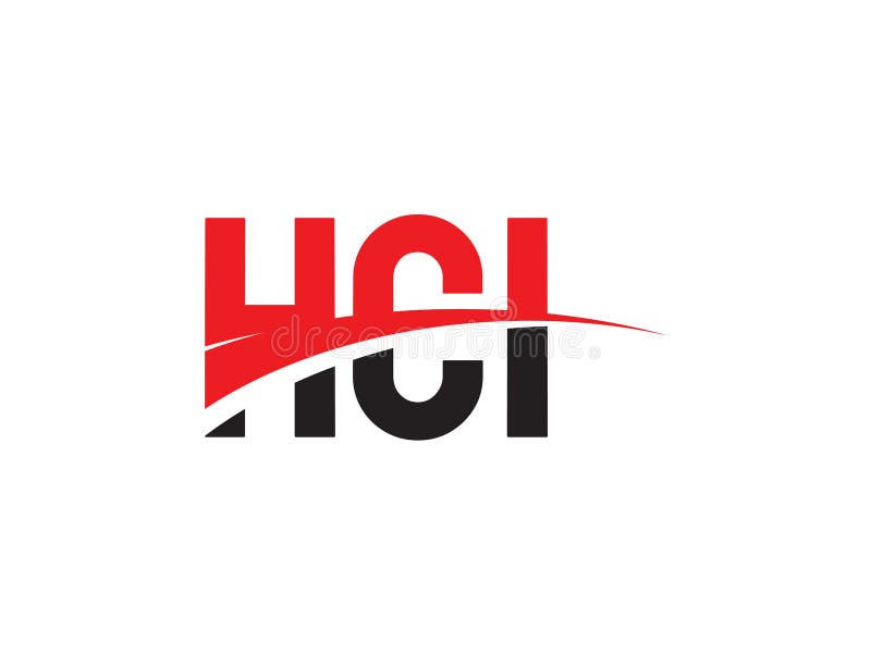 Illustration Du Vecteur De Conception Du Logo Initial De La Lettre Hci ...