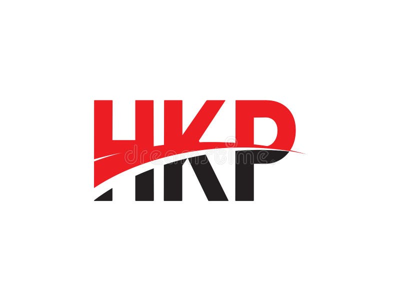 Illustration Du Vecteur De Conception Du Logo Initial De La Lettre Hkp ...