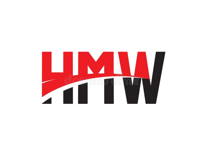 Illustration Du Vecteur De Conception Du Logo Initial De La Lettre Hmw ...