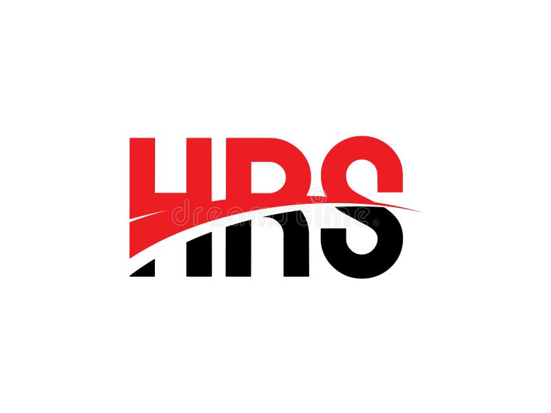 Illustration Du Vecteur De Conception Du Logo Initial De La Lettre Hrs ...