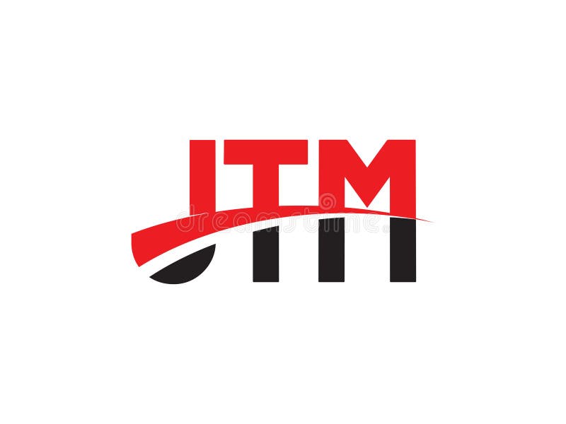 Illustration Du Vecteur De Conception Du Logo Initial De La Lettre Jtm ...