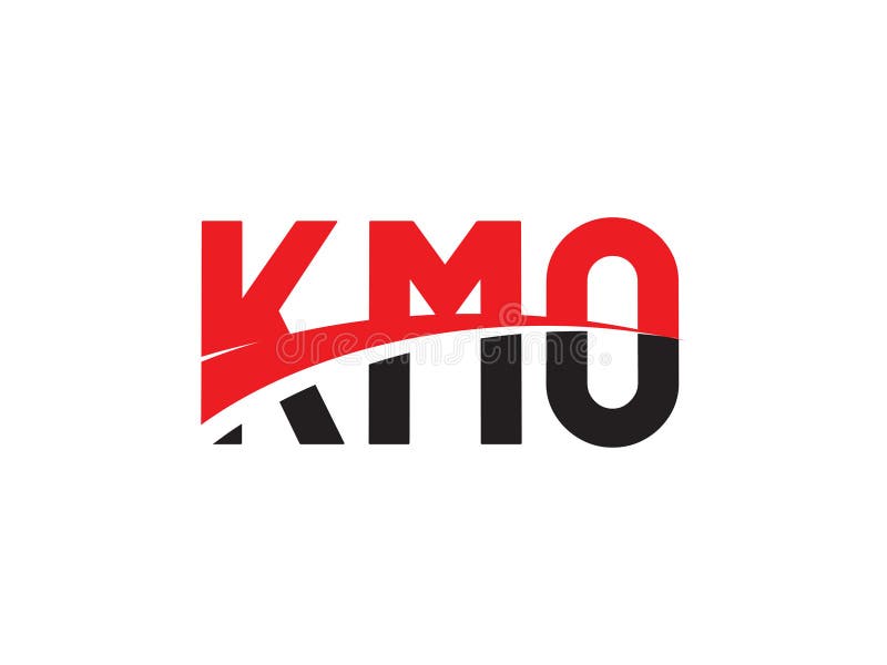 Illustration Du Vecteur De Conception Du Logo Initial De La Lettre Kmo ...
