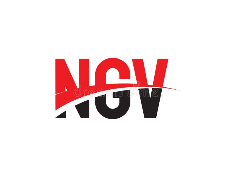 Illustration Du Vecteur De Conception Du Logo Initial De La Lettre Ngv ...