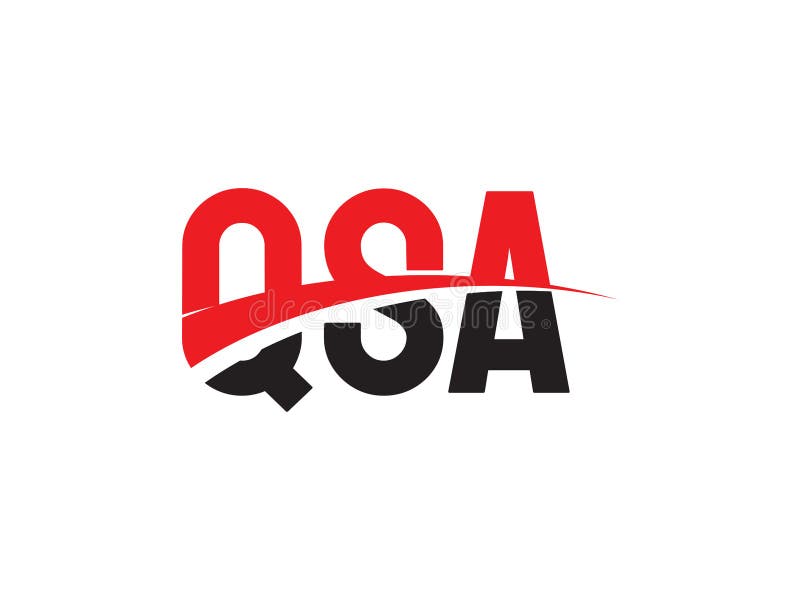 Illustration Du Vecteur De Conception Du Logo Initial De La Lettre Qsa ...