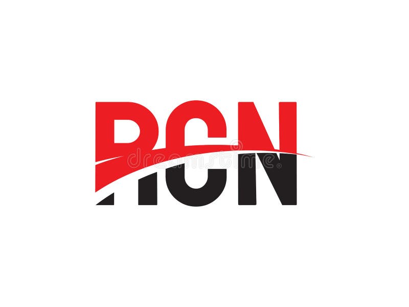 Illustration Du Vecteur De Conception Du Logo Initial De La Lettre Rcn ...