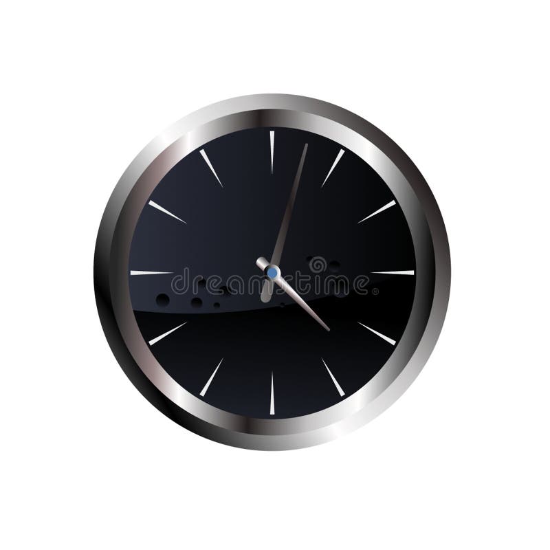 Illustration Du Vecteur Horloge Illustration de Vecteur - Illustration ...