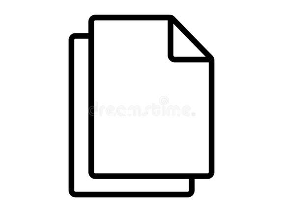 Illustration of Duplication Icon (copy Mark) Stock Vector ...