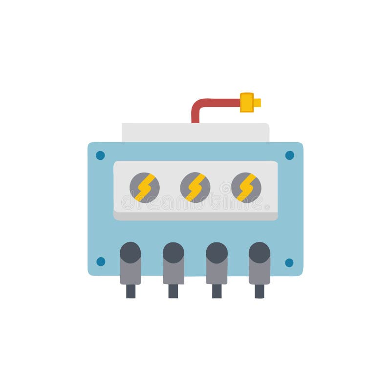 Durable Electrical Junction Box for Connections Stock Illustration ...