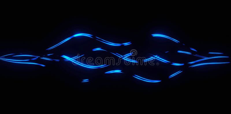 Dynamic Blue Light Streaks stock illustration. Illustration of dynamic ...
