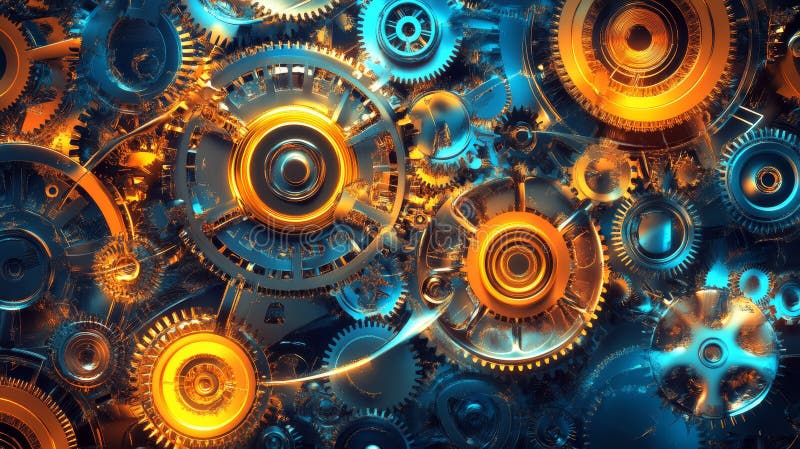 Illustration of a Dynamic Tech Ecosystem with Startups As Cogs in a ...