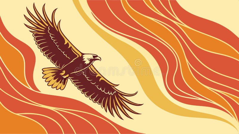 Eagle Abstract Rays Power Speed Freedom Vector Design Generative AI ...