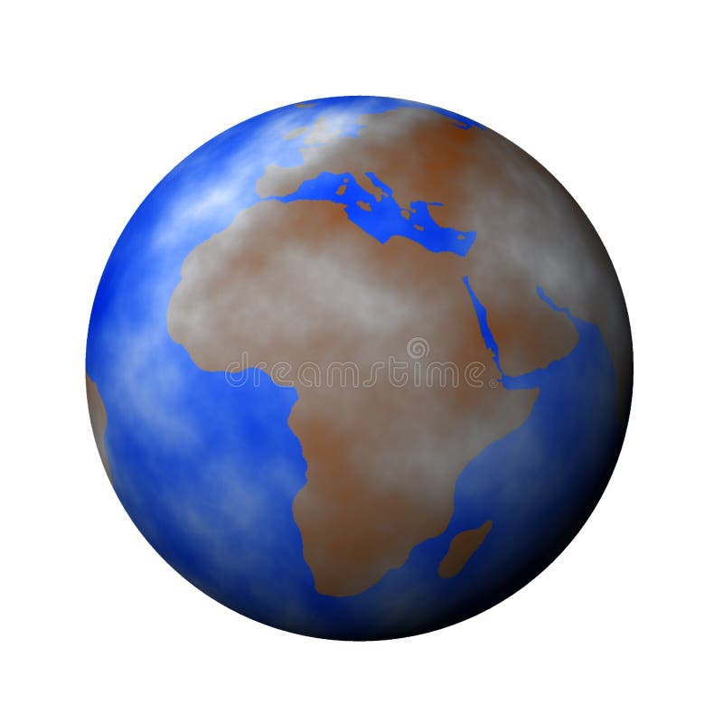 Illustration of the Earth Design on White Stock Illustration ...