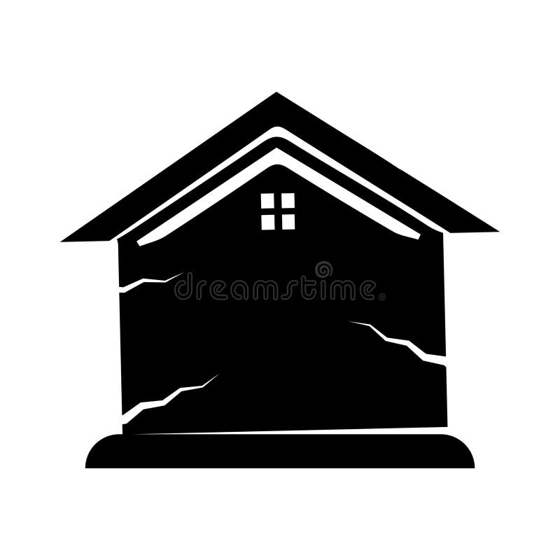 Illustration of Earthquake Logo Icon Design Stock Vector - Illustration ...