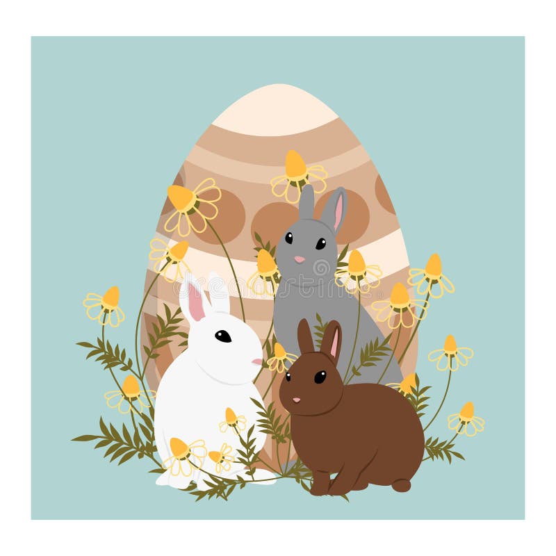 Three Rabbits Stock Illustrations – 484 Three Rabbits Stock ...