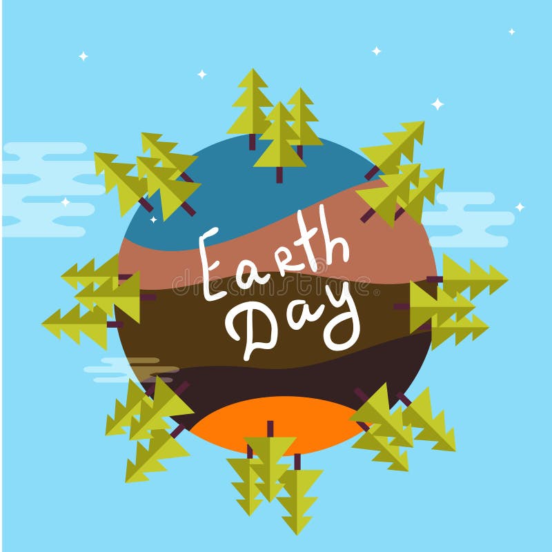 Illustration of an Eco-friendly Green Earth Design Stock Vector ...