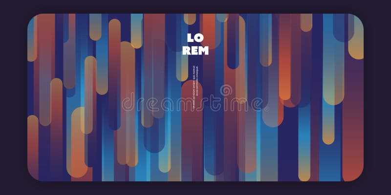 Abstract Multi Colored Banner, Background, Poster or Landing Page ...