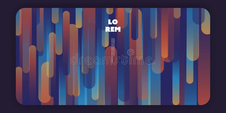 Abstract Multi Colored Banner, Background, Poster or Landing Page ...