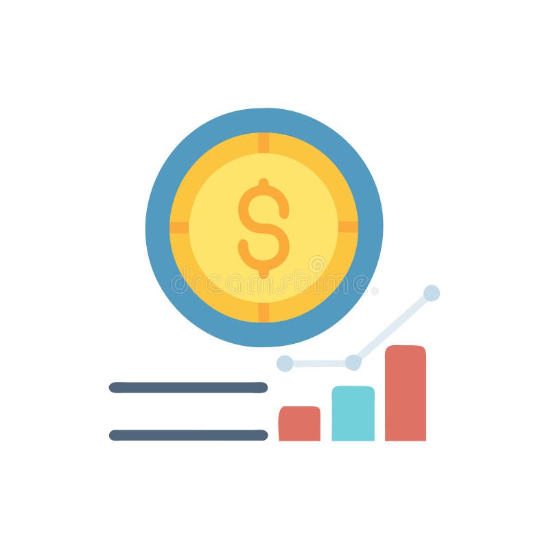 Effective Coin Chart Illustration Stock Vector - Illustration of ...
